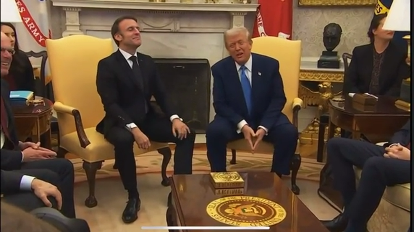 Macron oskarżony o brak profesjonalizmu podczas spotkania z Trumpem